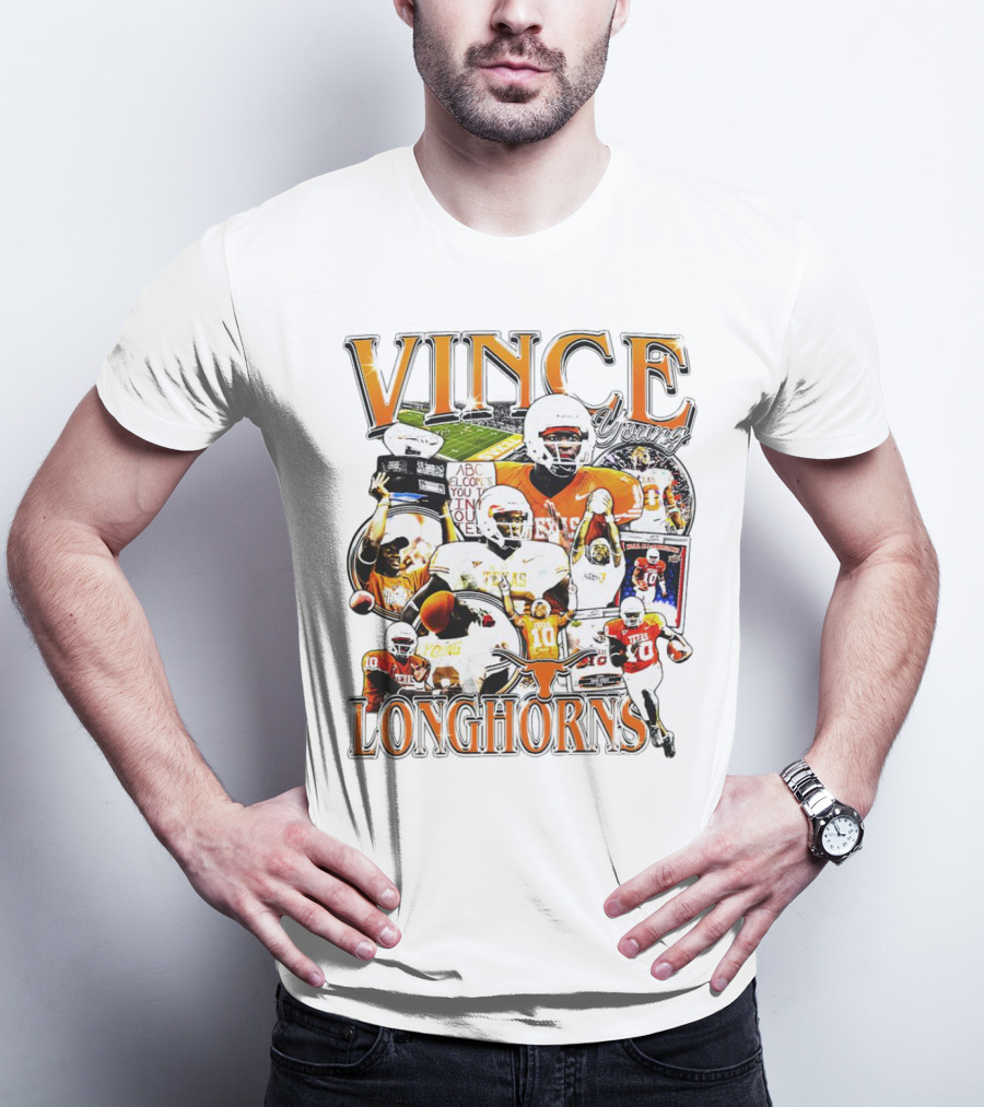 Vince Young Texas Longhorns Football Legends T-Shirt