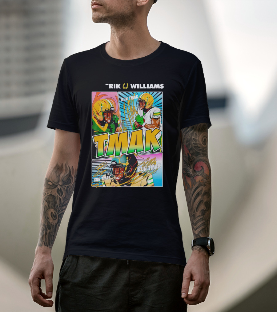 Tamerik Williams TMak Run Tmak North Dakota State Bison Football Comic T-Shirt