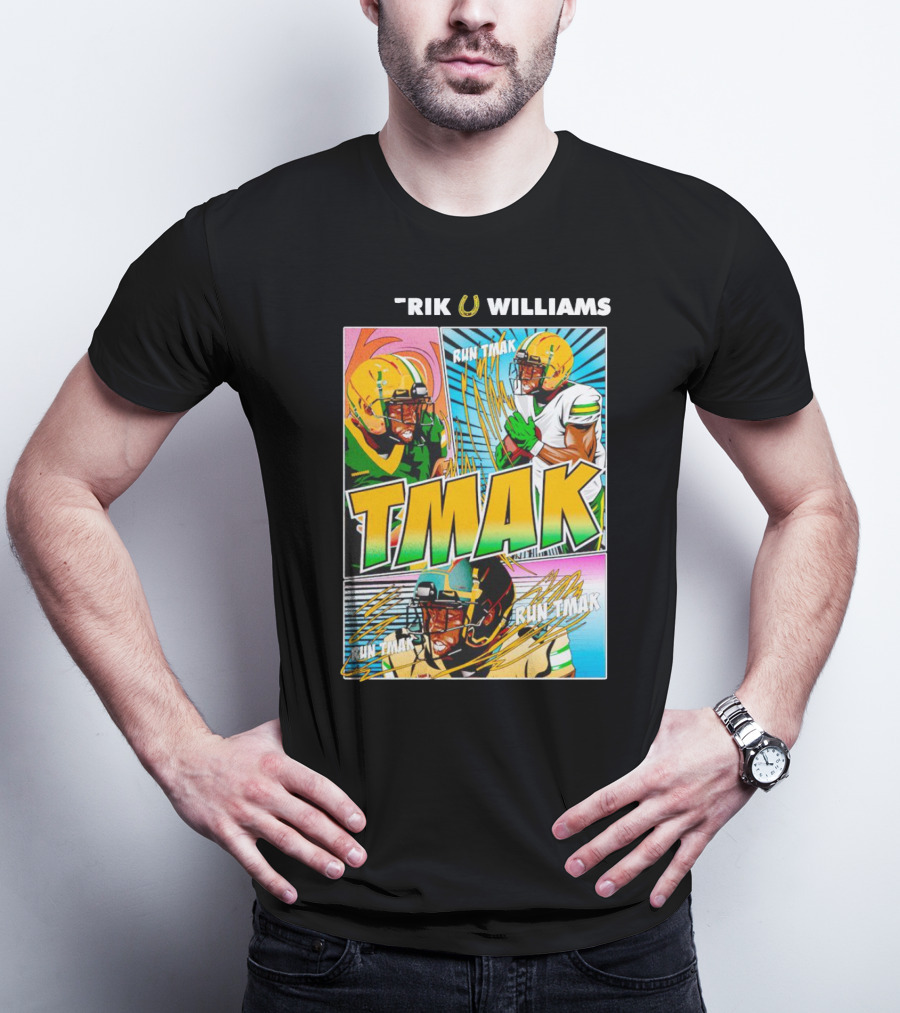 Tamerik Williams TMak Run Tmak North Dakota State Bison Football Comic T-Shirt