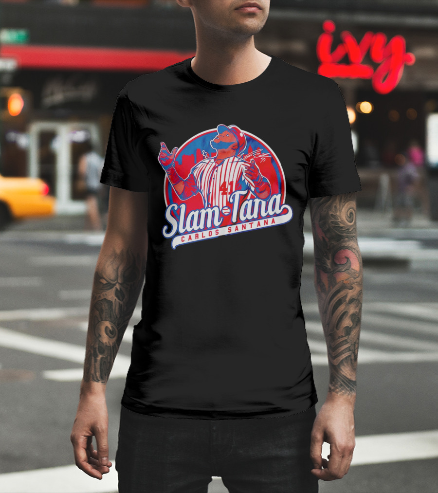 Carlos Santana Slam Tana 41 Retro Vintage T-Shirt