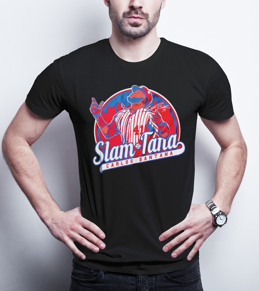 Carlos Santana Slam Tana 41 Retro Vintage T-Shirt