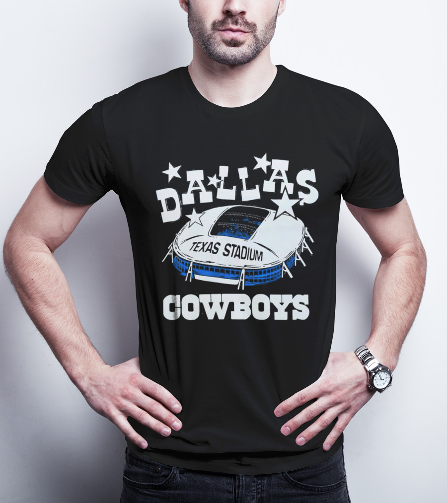 Dallas Cowboys Texas Stadium Vintage Stars Iconic Arena T-Shirt