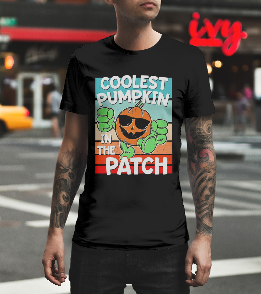 Coolest Pumpkin In The Patch Halloween T-Shirt