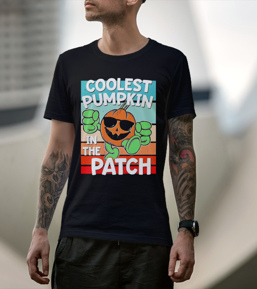 Coolest Pumpkin In The Patch Halloween T-Shirt