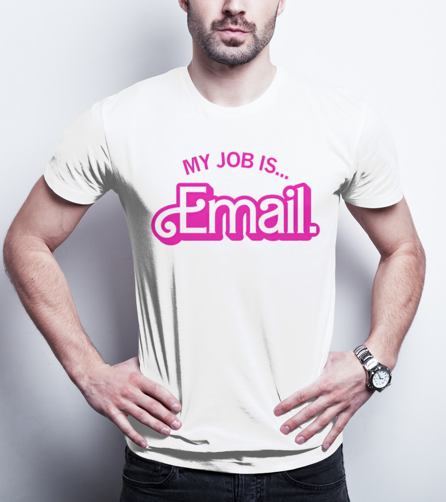 Barbie My Job Is Email Iconic T-Shirt