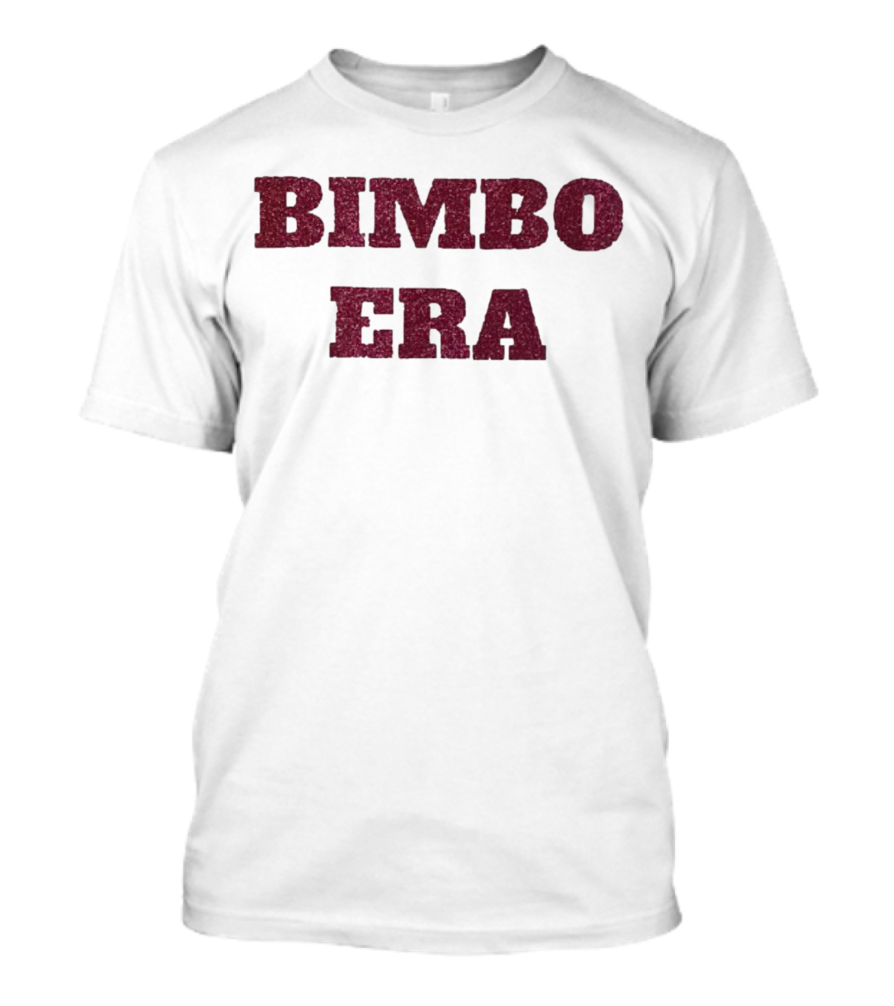Bimbo Era Sparkle Bold Text Trend T-Shirt