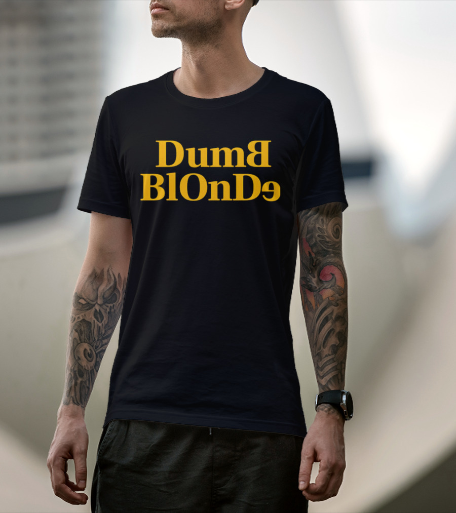 Dumb Blonde Dolly Parton Reversed T-Shirt