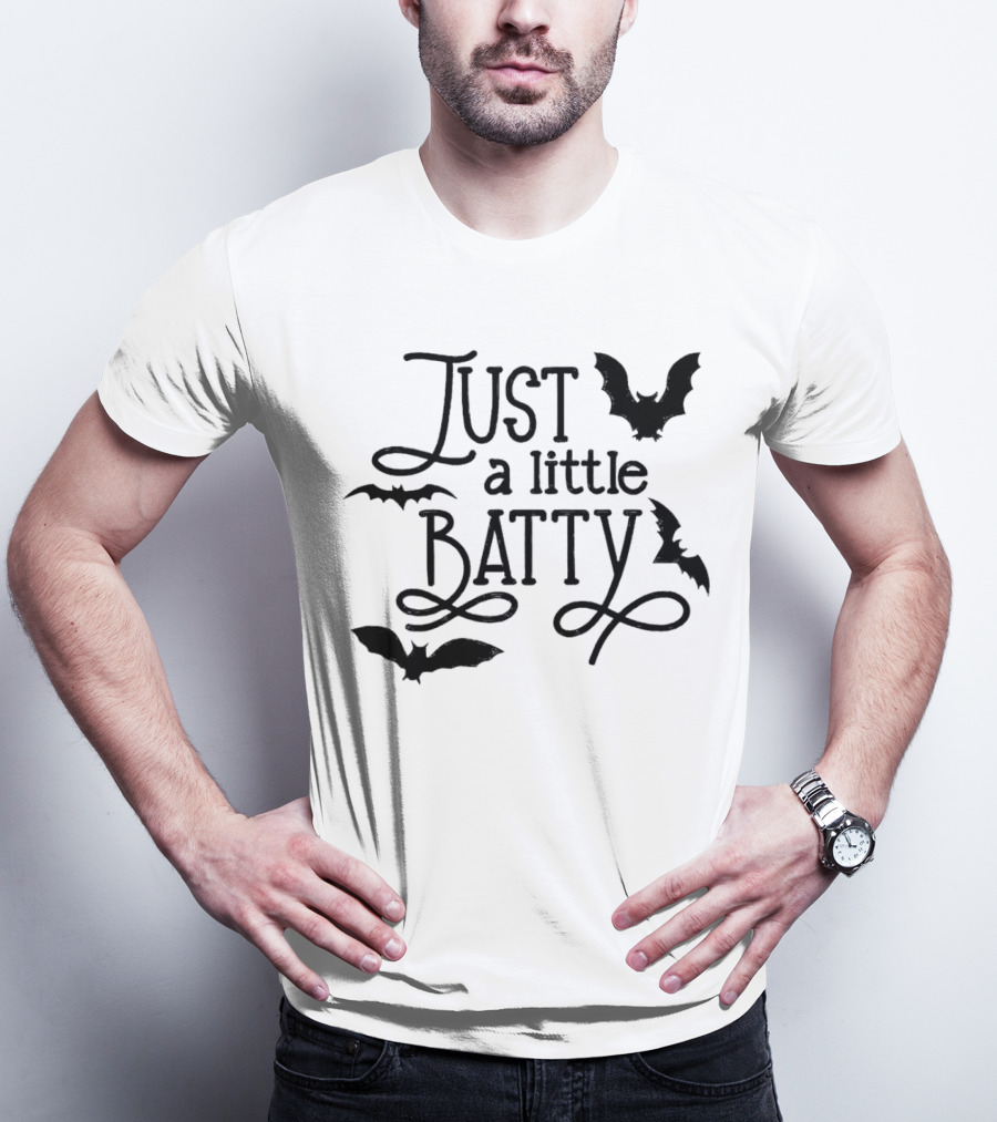 Just A Little Batty With Flying Bats T-Shirt