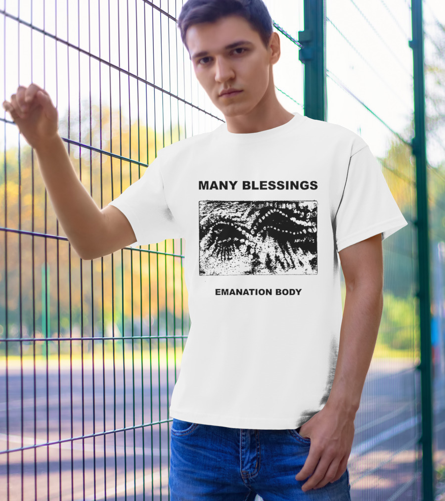 Many Blessings Emanation Body Textural Abstract T-Shirt