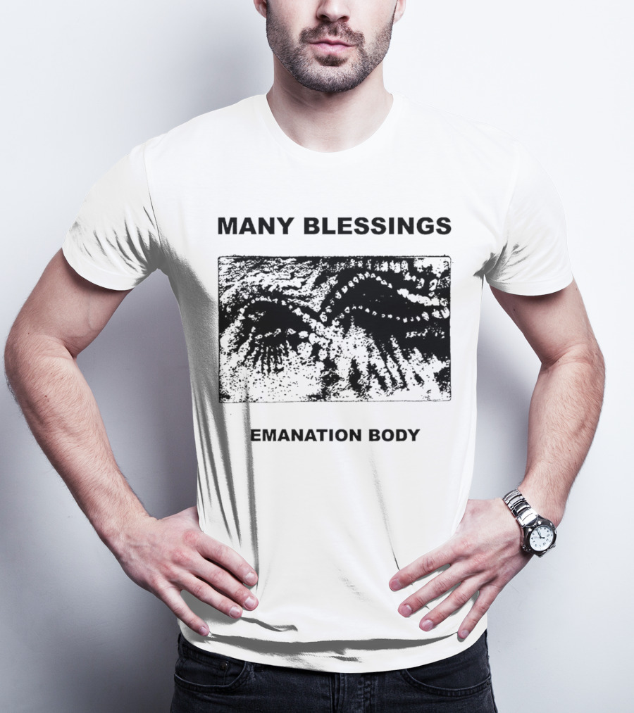Many Blessings Emanation Body Textural Abstract T-Shirt