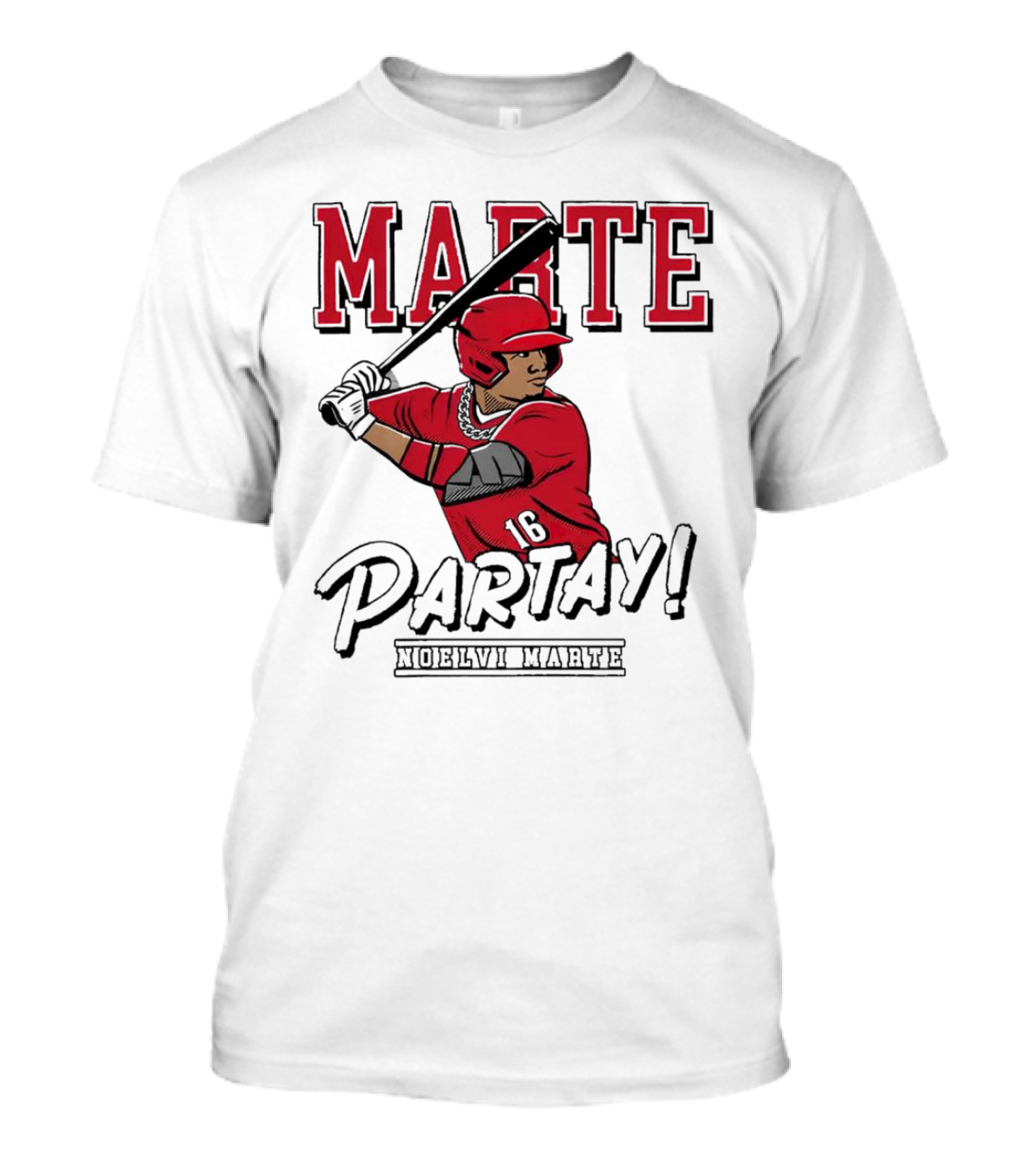 Marte Partay Noelvi Marte Cincinnati Reds Mlbpa T-Shirt