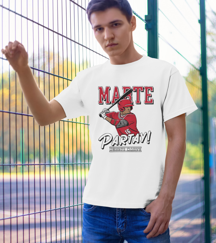 Marte Partay Noelvi Marte Cincinnati Reds Mlbpa T-Shirt