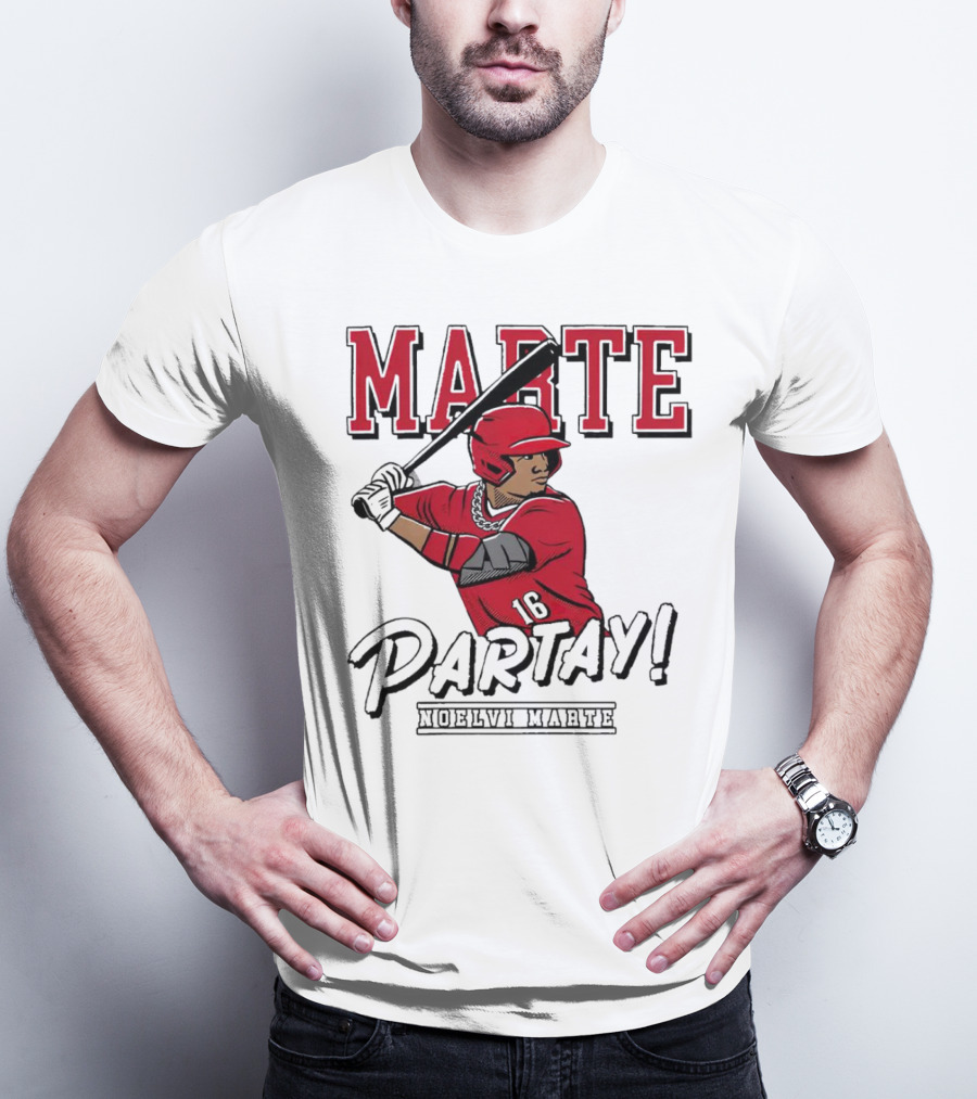 Marte Partay Noelvi Marte Cincinnati Reds Mlbpa T-Shirt