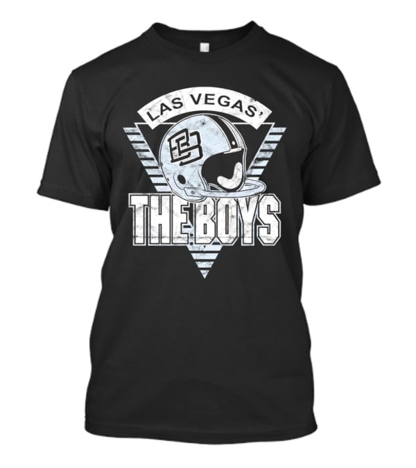 Las Vegas The Boys Football Helmet T-Shirt