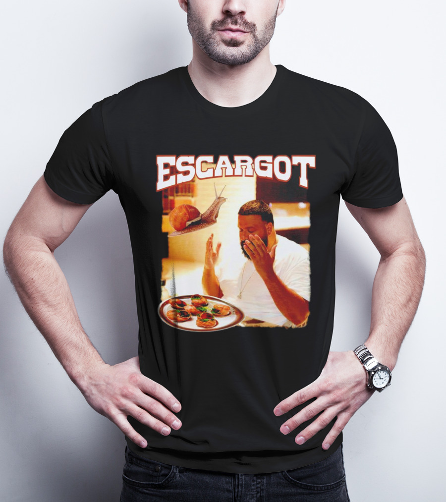 Escargot DJ Khaled With Snail And Gourmet Dish T-Shirt
