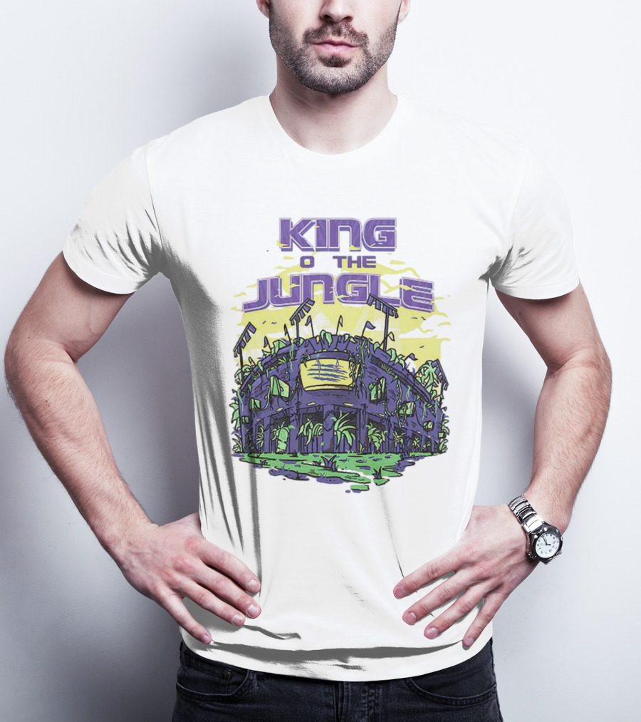 King Of The Jungle LSU Tigers Stadium T-Shirt
