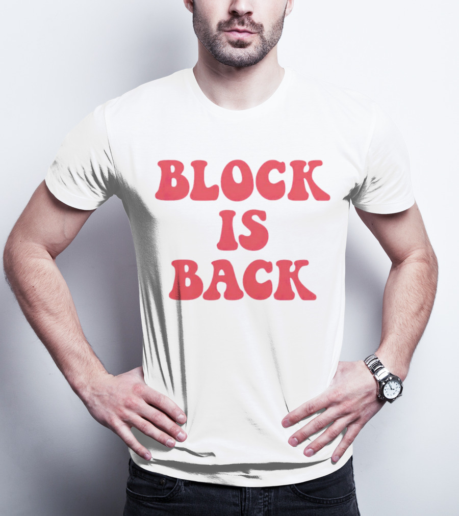 Block Is Back Oklahoma State Cowboys T-Shirt