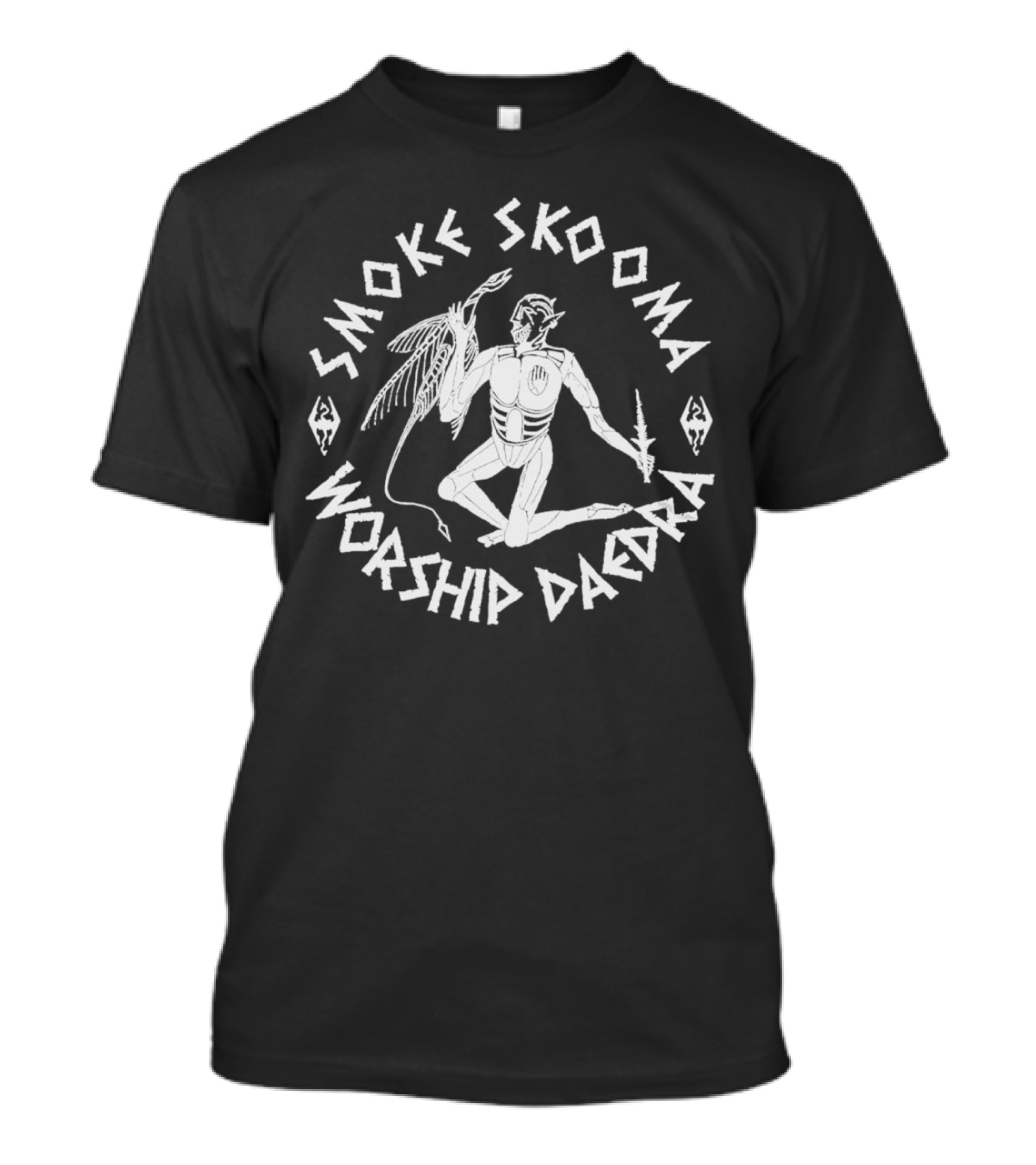 Smoke Skooma Worship Daedra Elder Scrolls Inspired Fantasy Daedric T-Shirt
