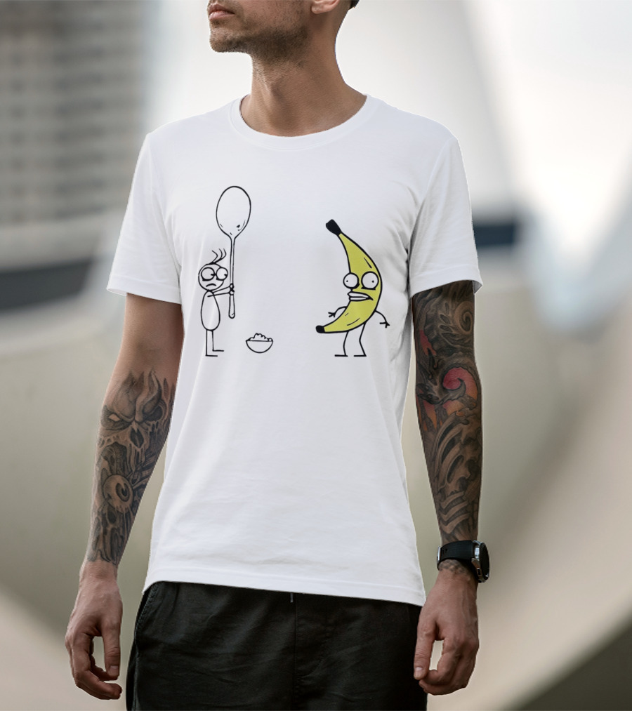 Don Hertzfeldt Rejected Animation Spoon Banana Scene T-Shirt