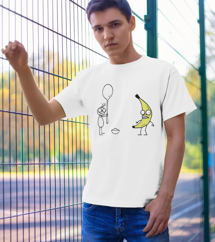 Don Hertzfeldt Rejected Animation Spoon Banana Scene T-Shirt