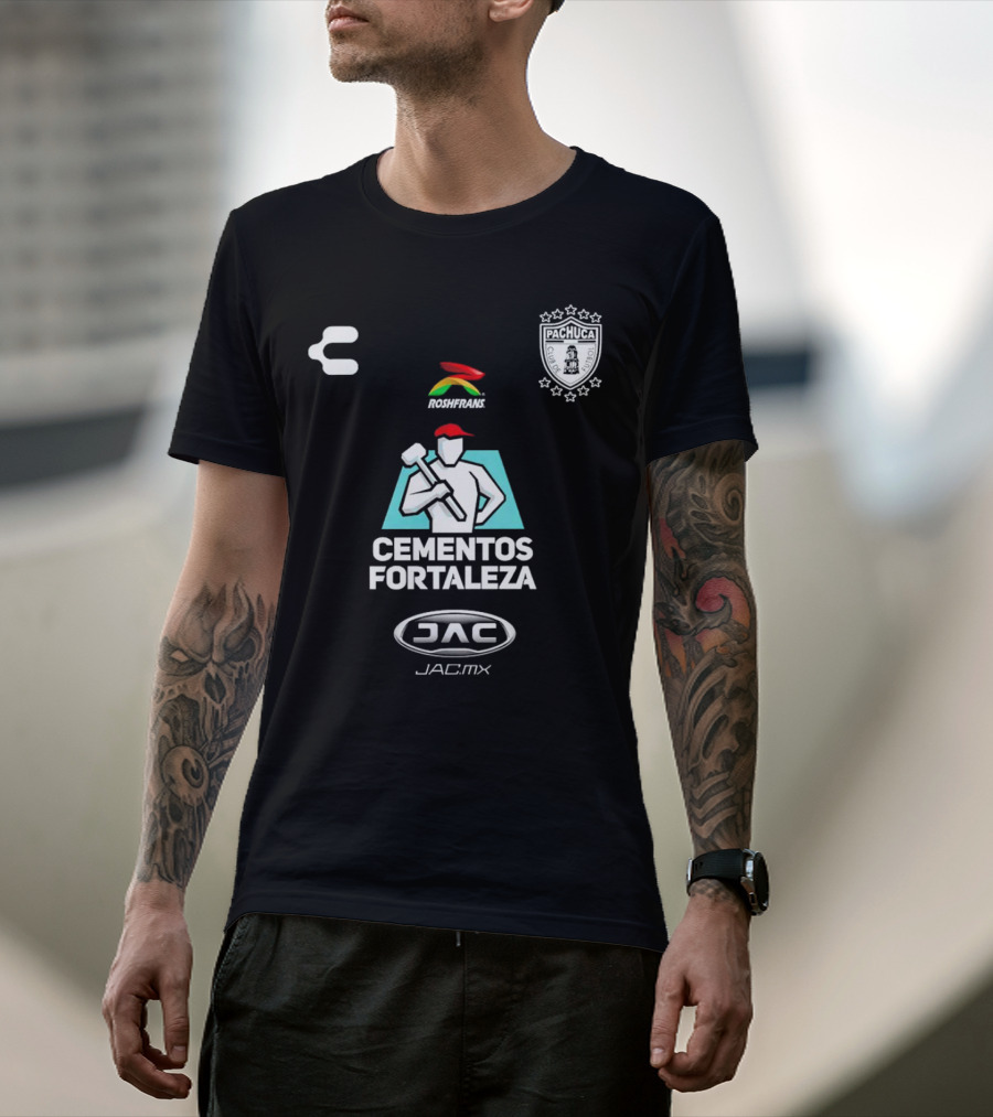 Cementos Fortaleza Roshfrans Pachuca JAC Charly Replica Away T-Shirt