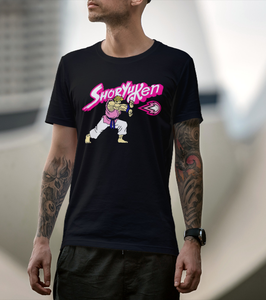 Shoryuken Ken Masters Ken Carson Retro Fighter Action T-Shirt