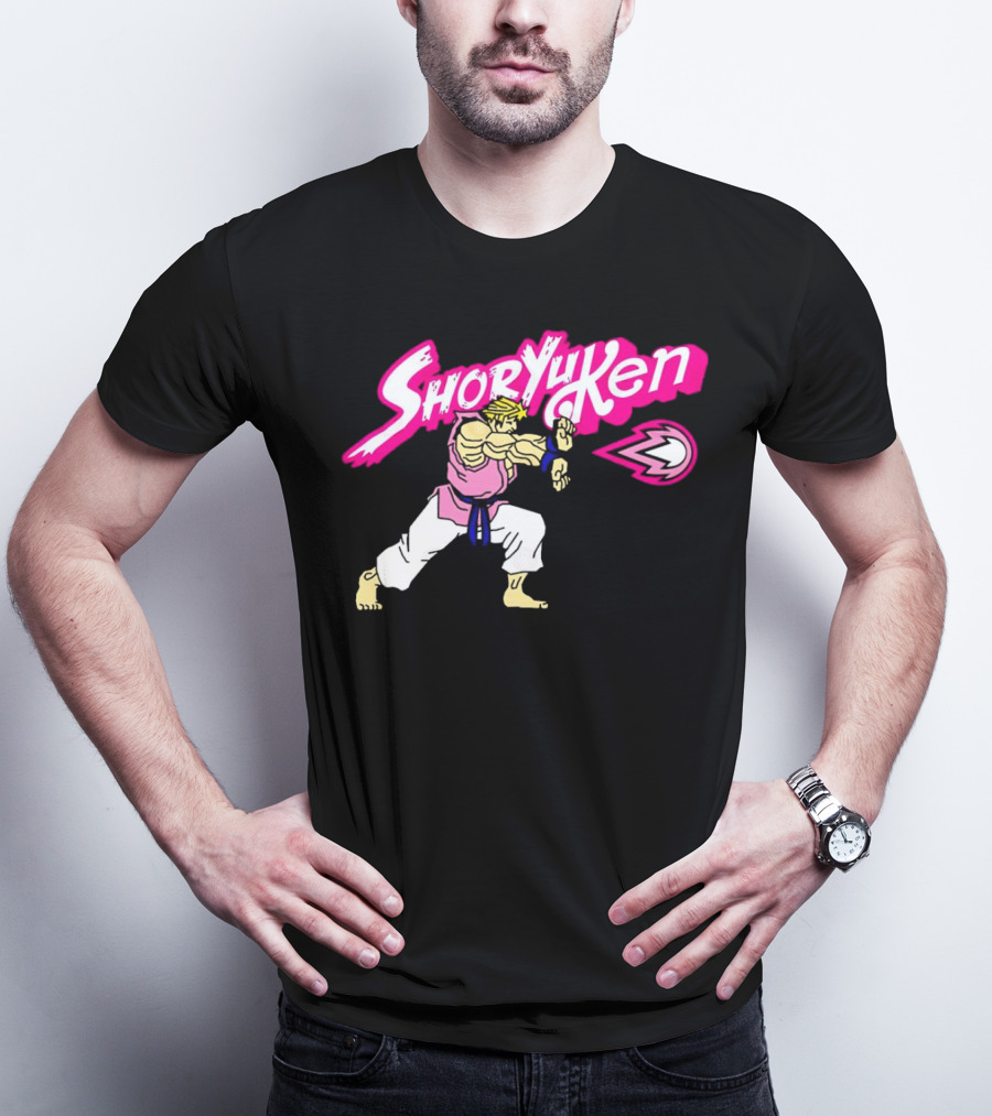 Shoryuken Ken Masters Ken Carson Retro Fighter Action T-Shirt