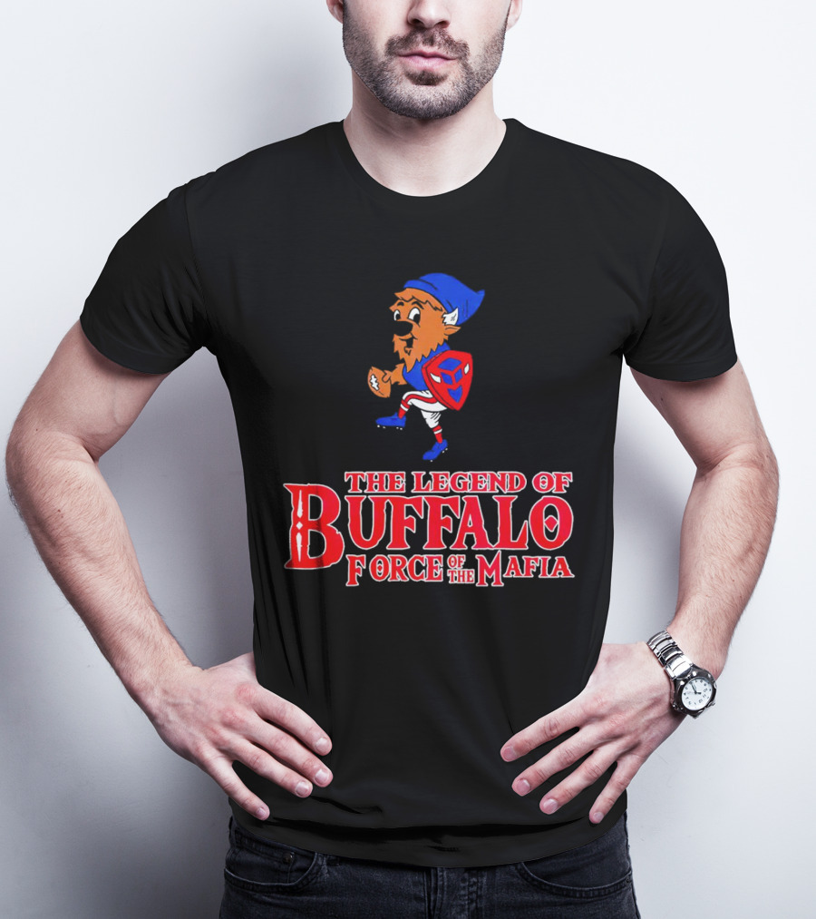 The Legend Of Buffalo Force Of The Mafia Football Fantasy T-Shirt