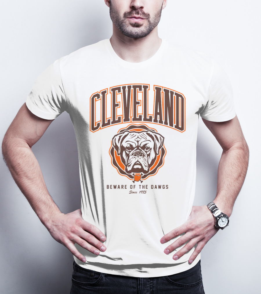 Cleveland Beware Of The Dawgs Since 1985 T-Shirt