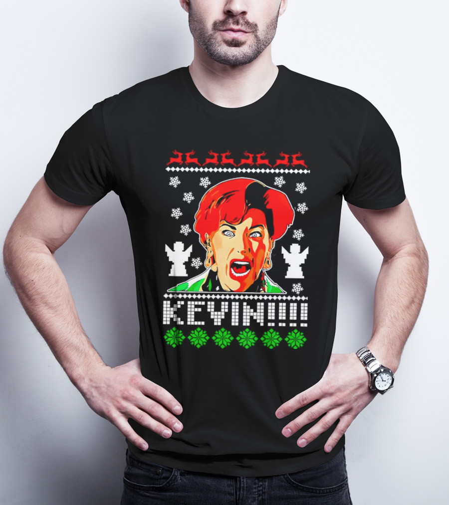Kate McCallister Kevin Christmas Sweater Style Iconic Scream Holiday T-Shirt