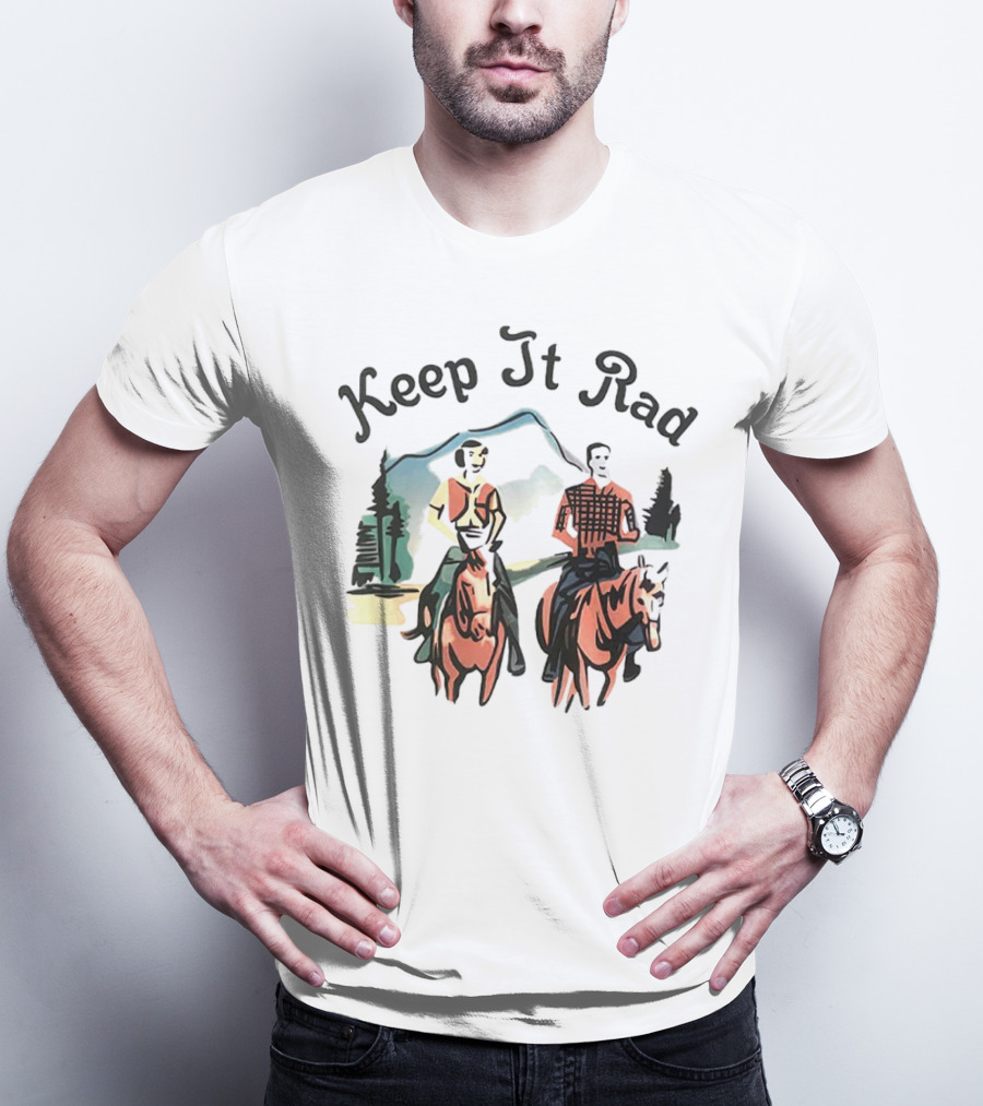 Keep It Rad Cowboy Riders T-Shirt