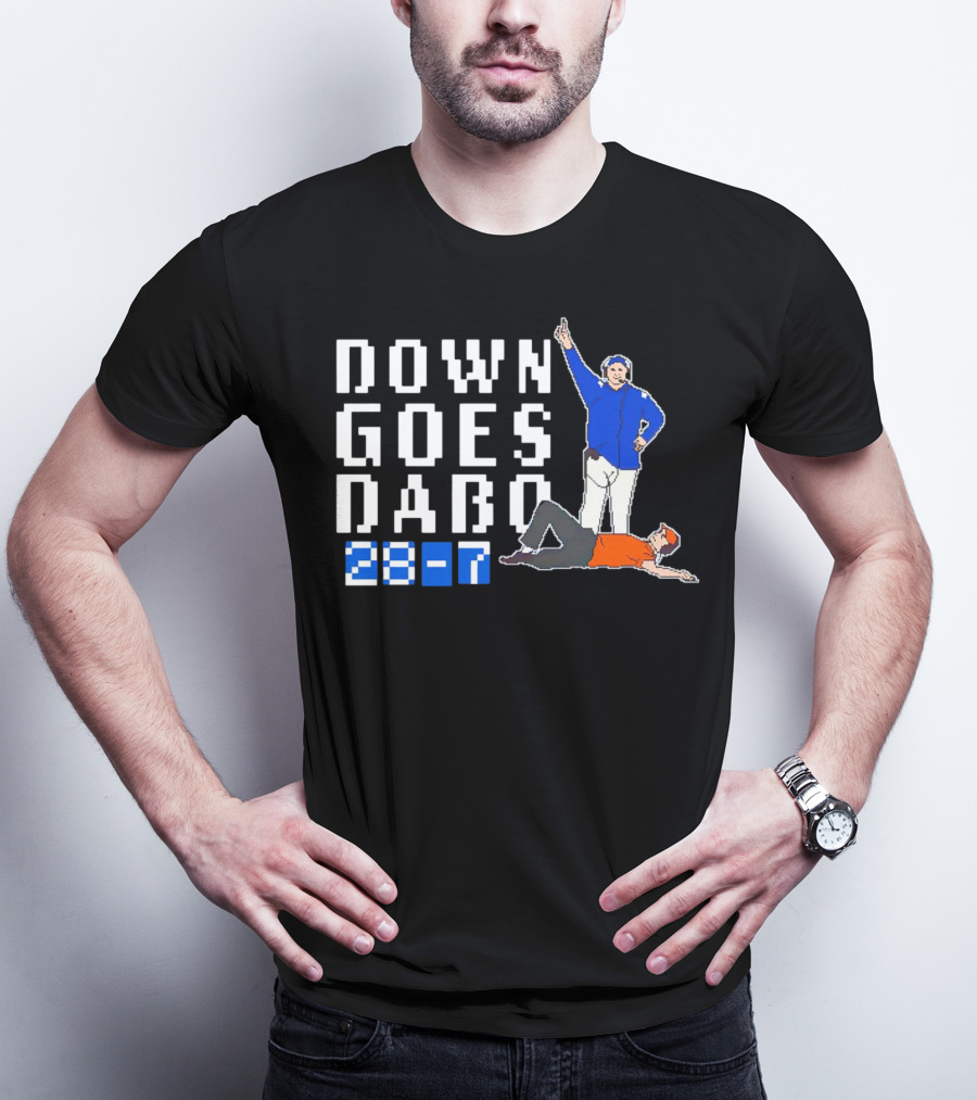 Down Goes Dabo 28-7 Duke Blue Devils Victory T-Shirt