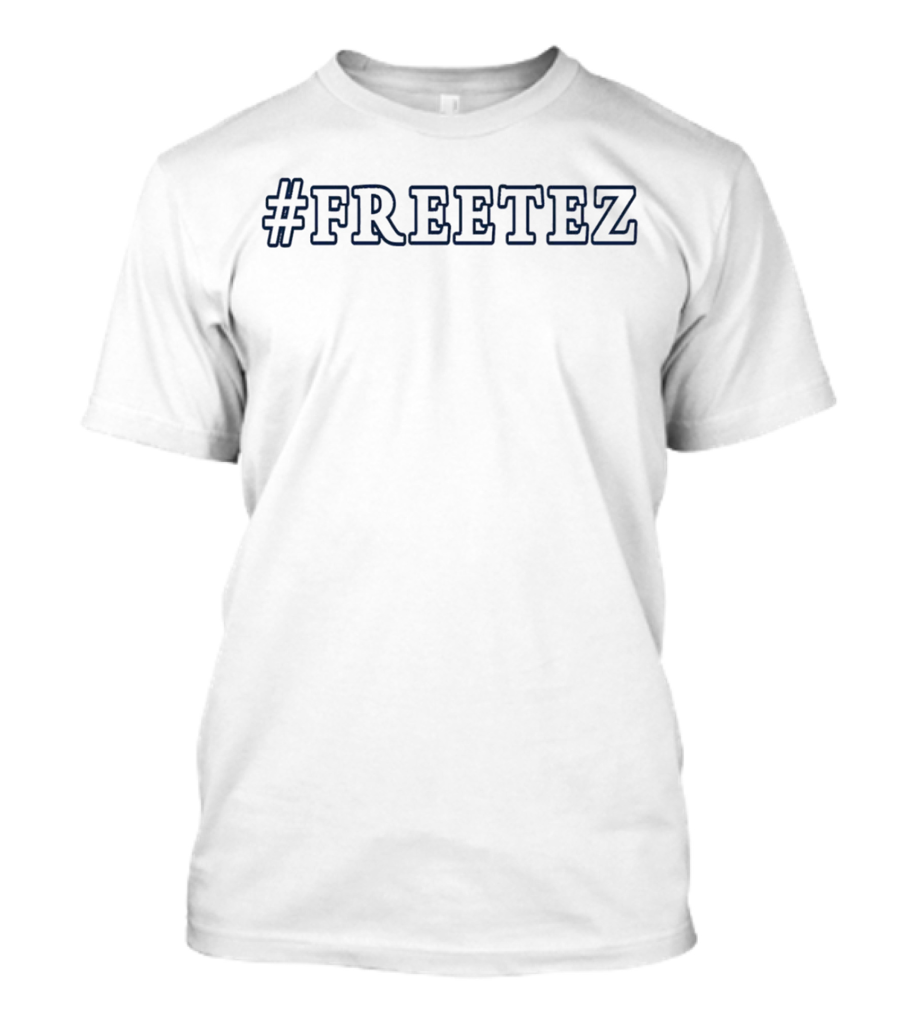FreeTez North Carolina Tar Heels Football Fan Support T-Shirt