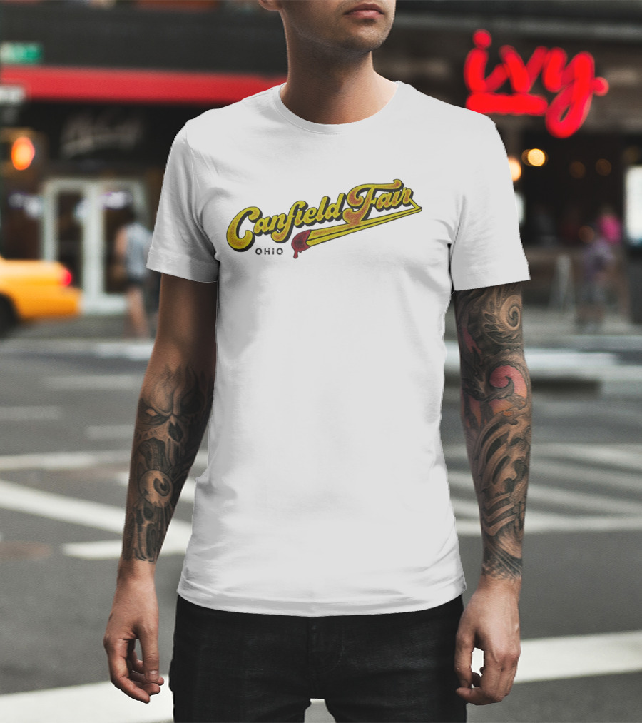 Canfield Fair Ohio Retro Style Match T-Shirt