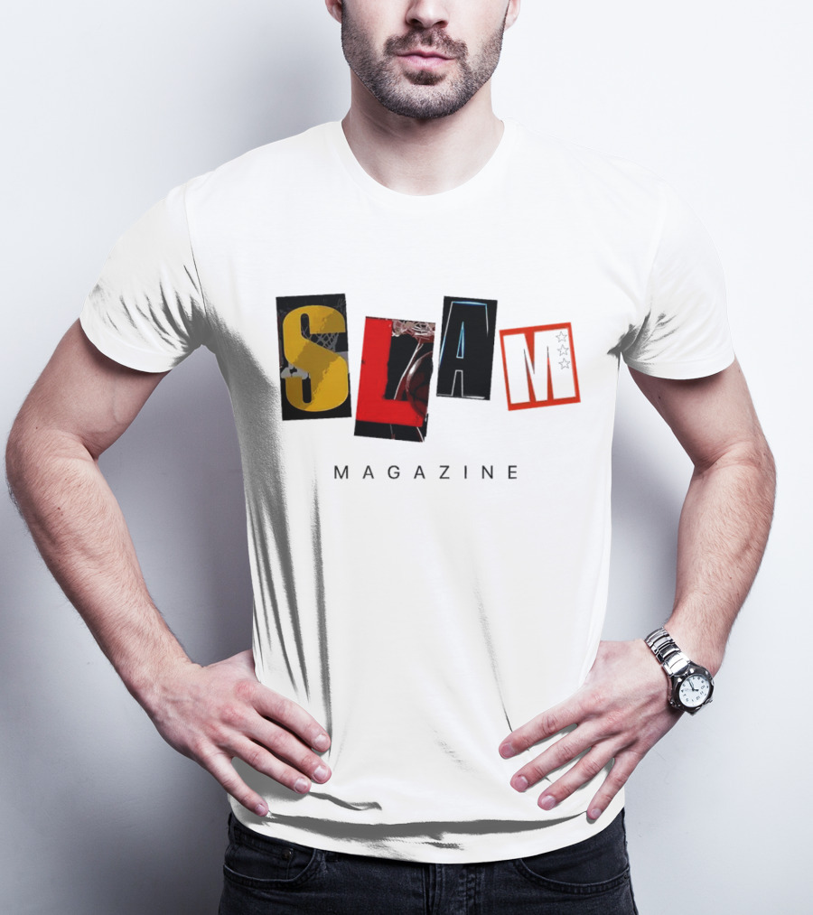 SLAM Mag Cut-Out Basketball Fashion Magazine T-Shirt