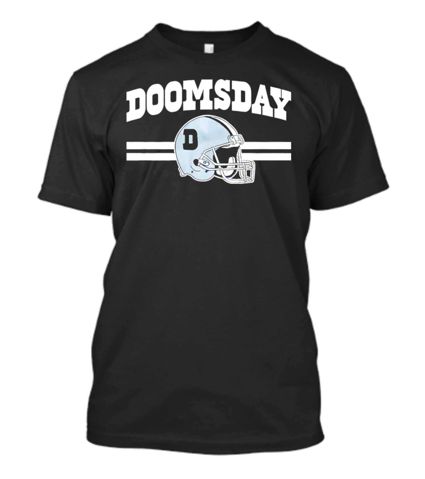Doomsday Big D Dallas Cowboys Football Helmet T-Shirt