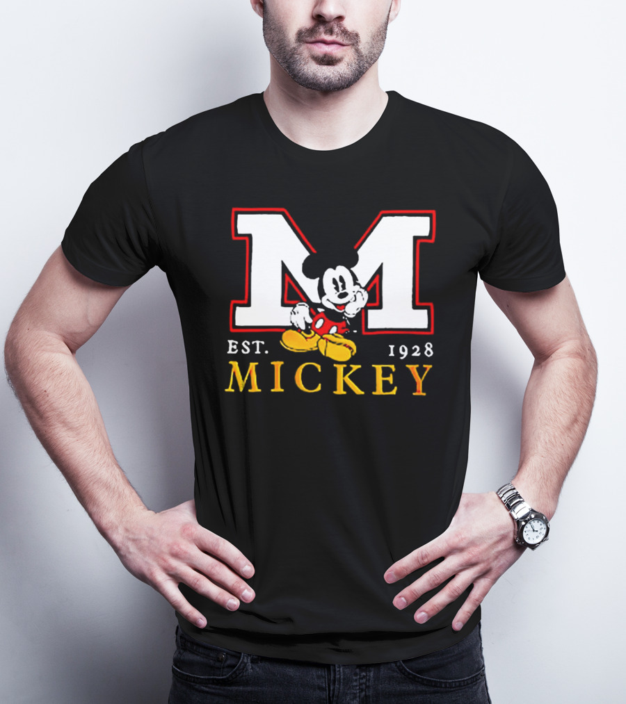 Mickey Mouse Est 1928 M T-Shirt