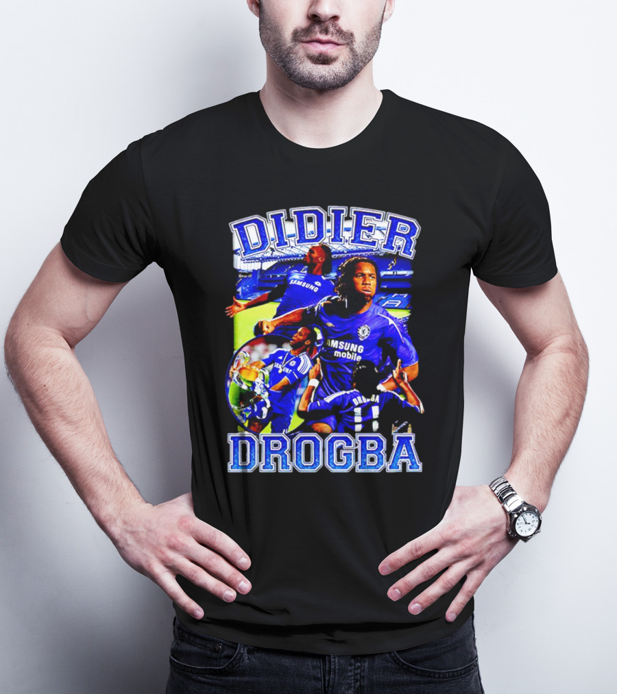 Didier Drogba Chelsea Samsung Mobile Victory T-Shirt