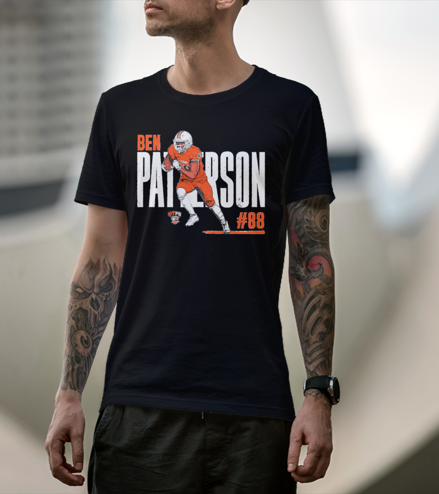 Ben Patterson UTPB Falcons #88 NCAA Football T-Shirt