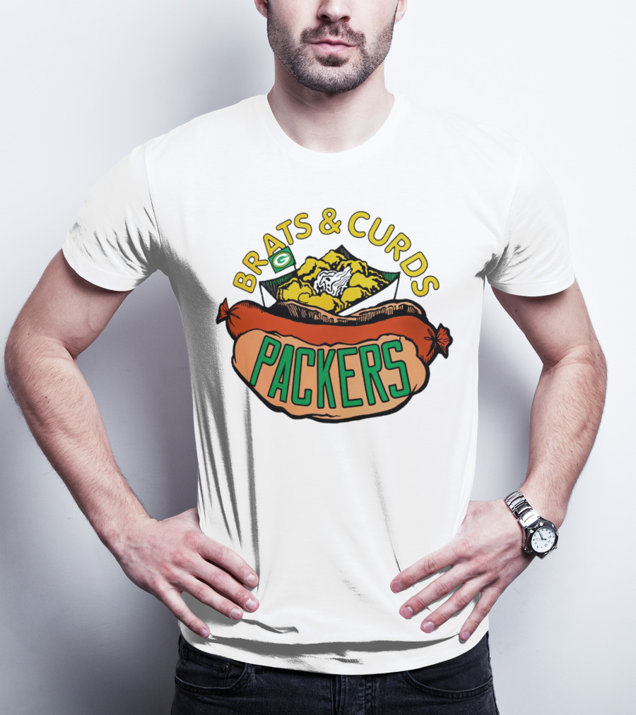 Packers Brats And Curds Football Fan Delight T-Shirt
