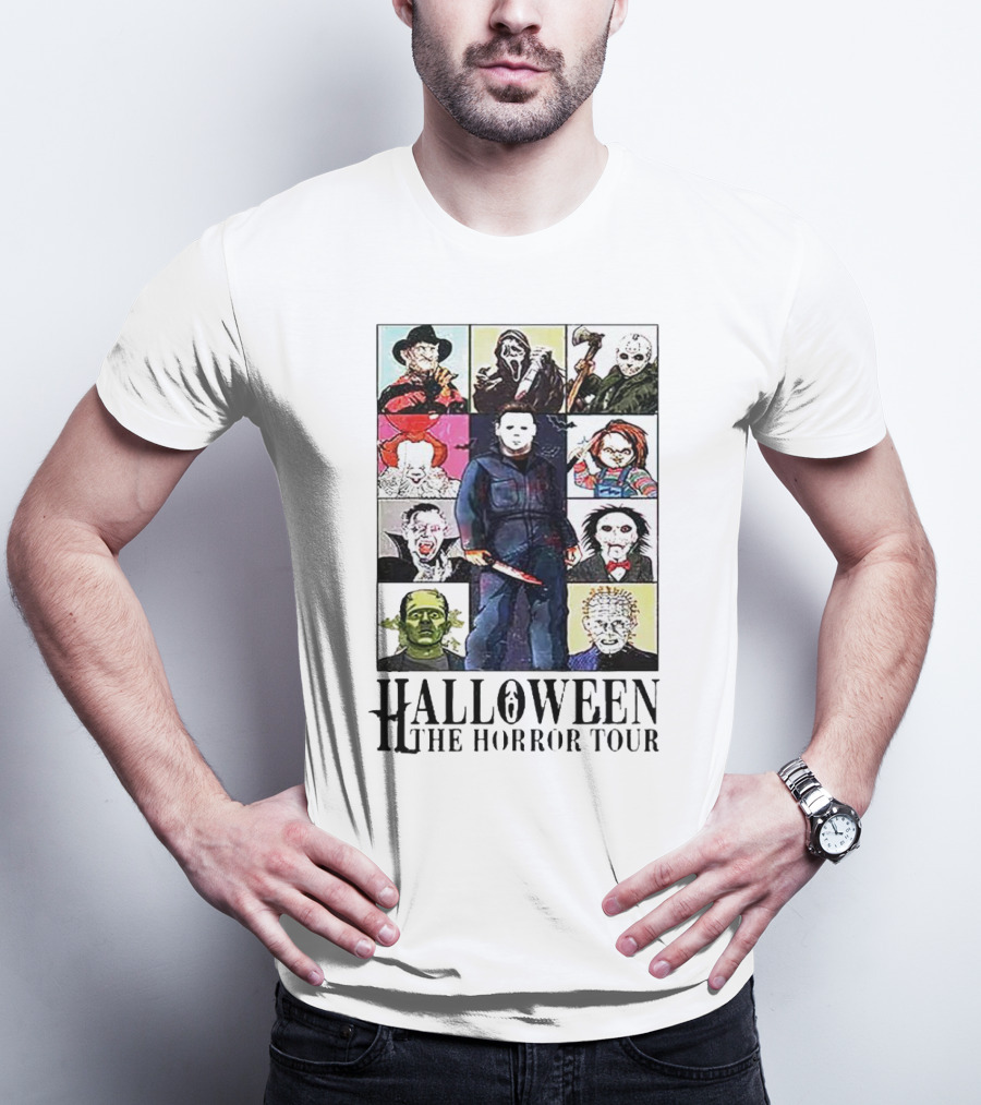 Halloween Horror Movie Characters The Horror Tour T-Shirt
