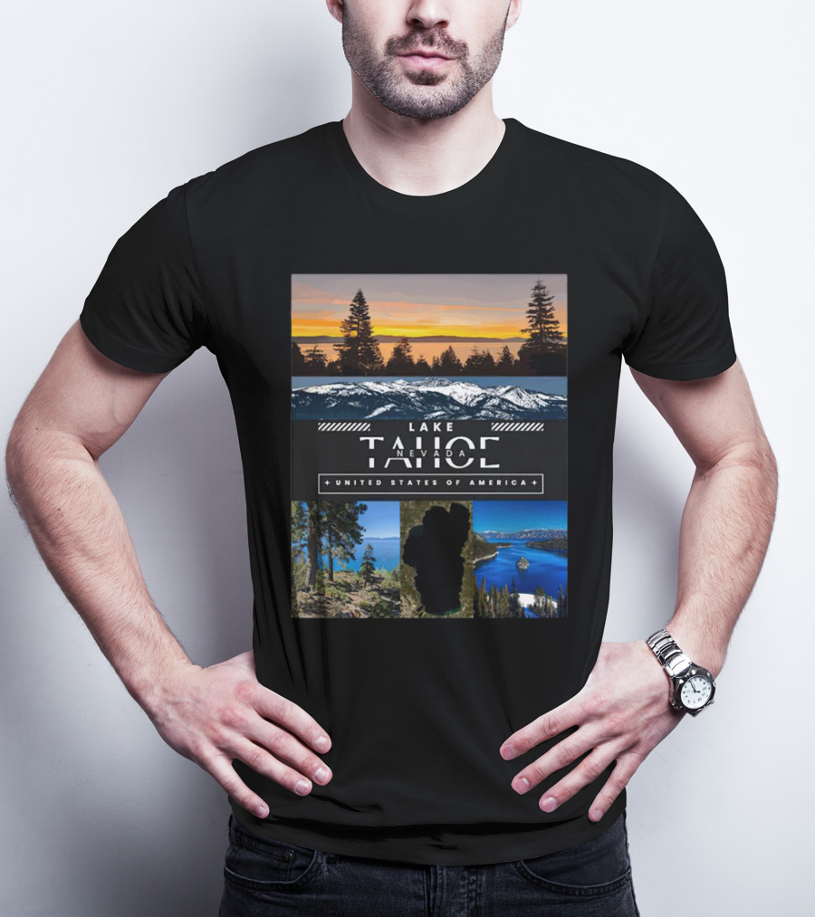 Lake Tahoe Nevada Scenic Views United States Of America T-Shirt
