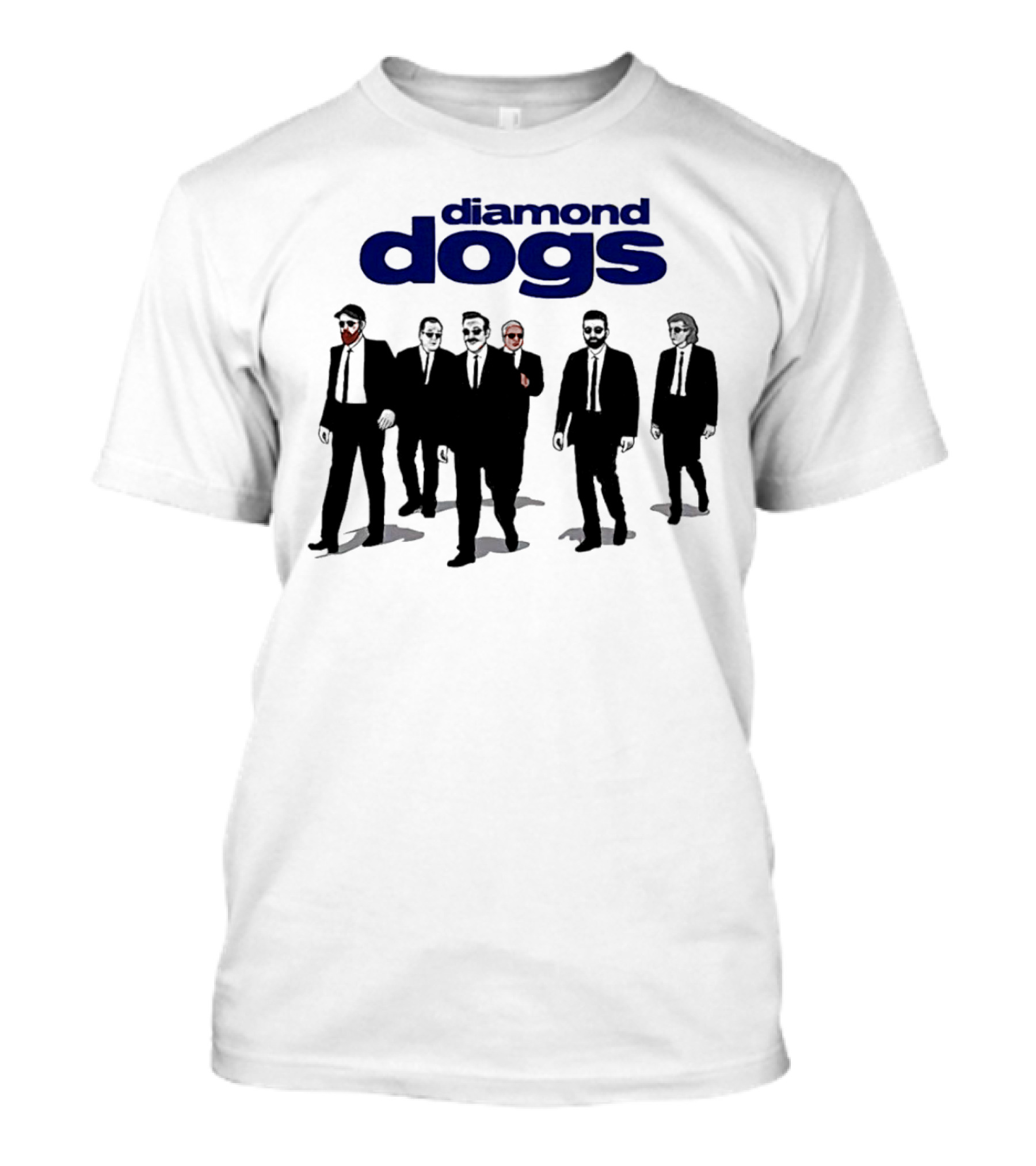 Ted Lasso Diamond Dogs Reservoir Dogs T-Shirt