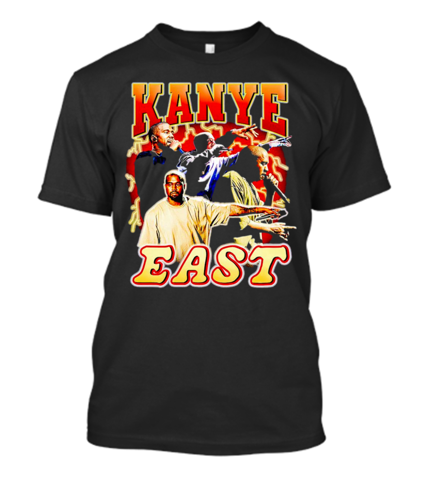 Kanye East Vintage Concert Collage T-Shirt