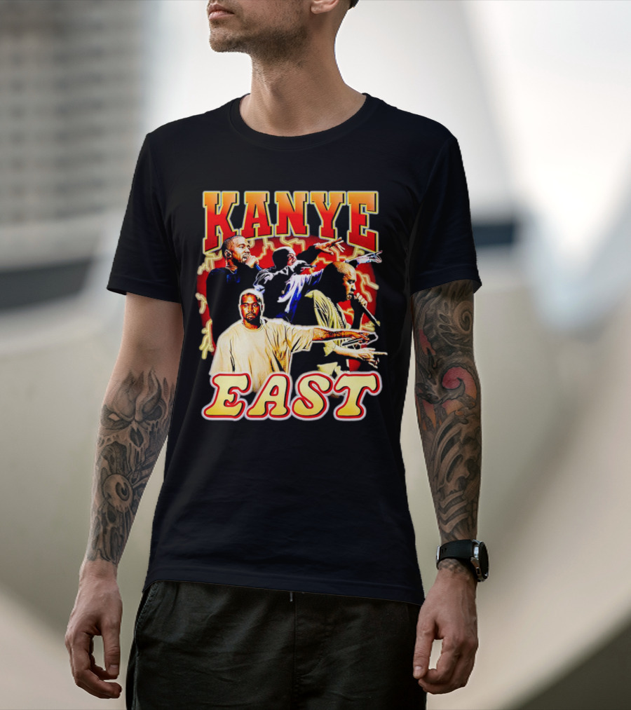 Kanye East Vintage Concert Collage T-Shirt