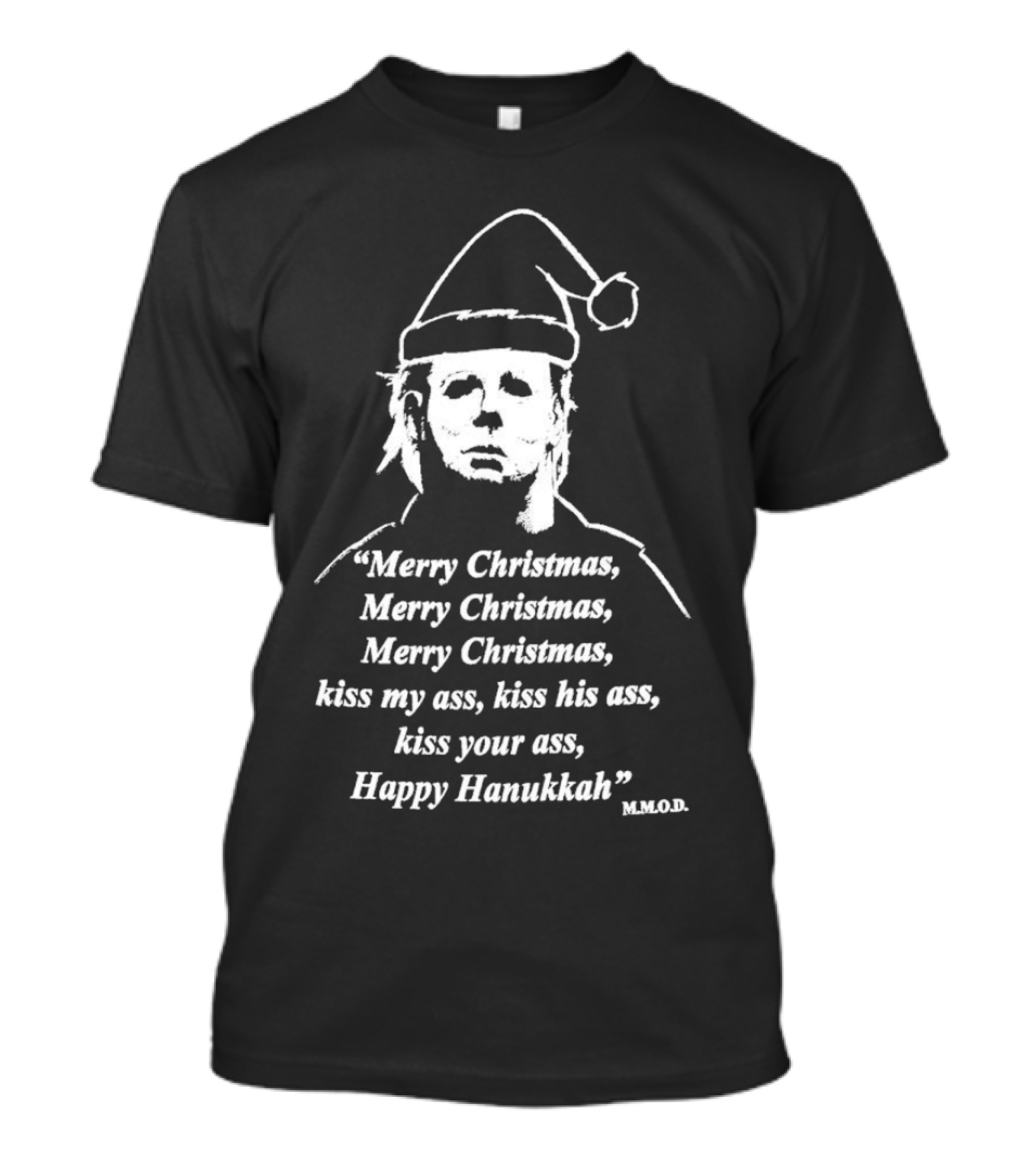 Michael Myers Merry Christmas Happy Hanukkah T-Shirt