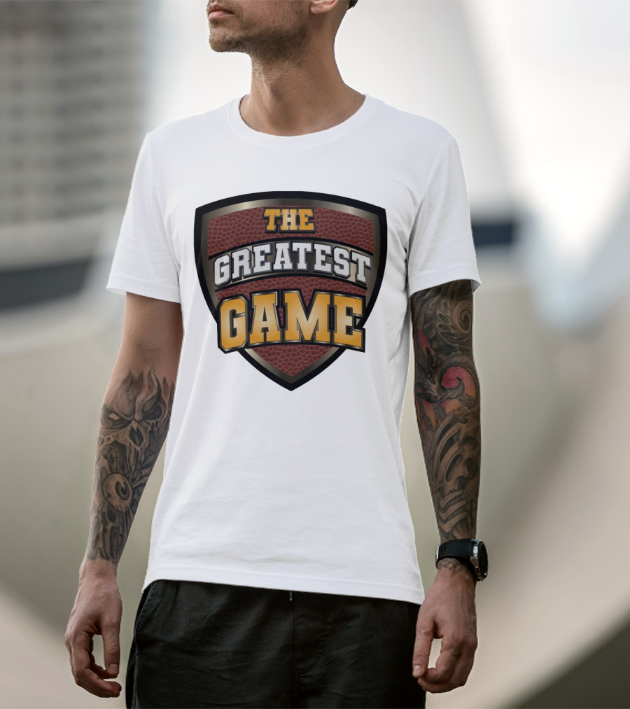 The Greatest Game Basketball Shield T-Shirt