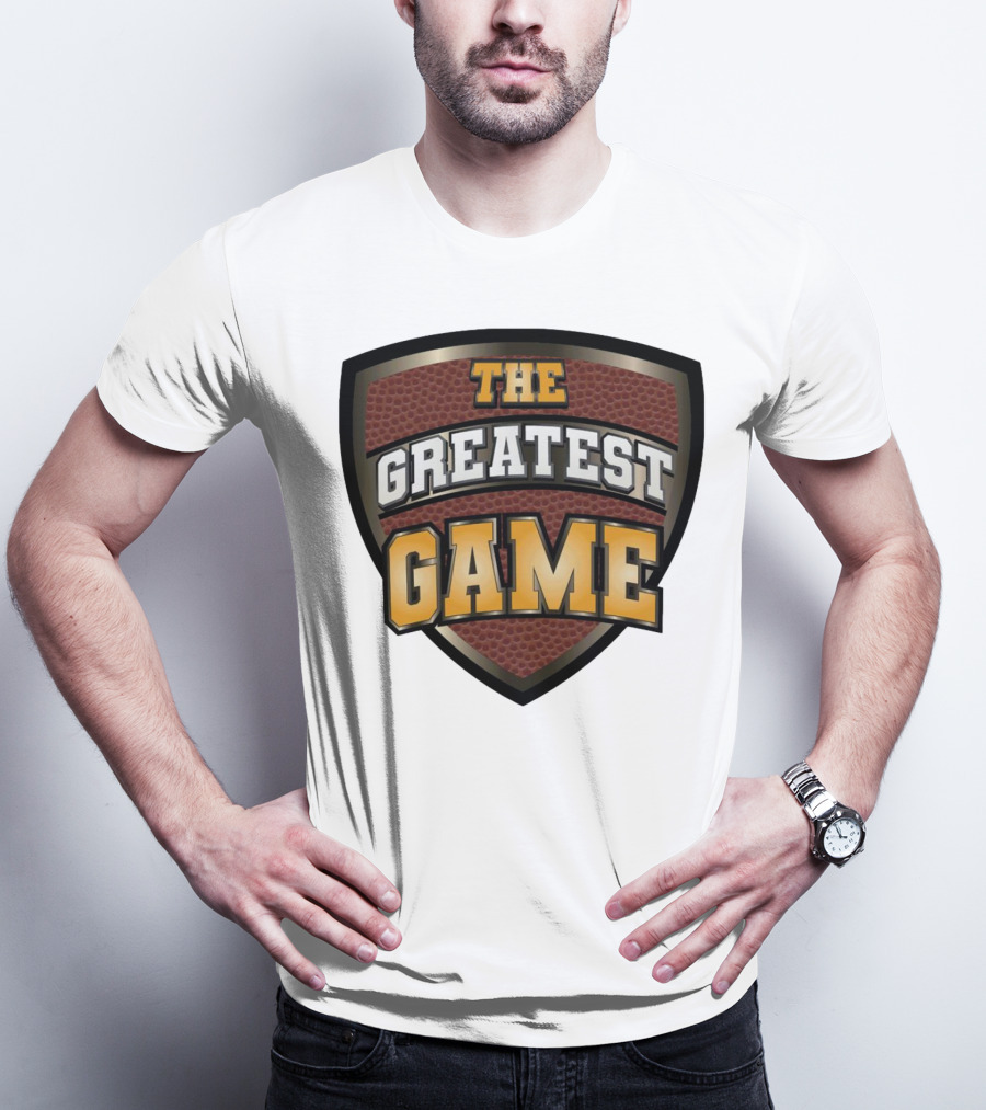 The Greatest Game Basketball Shield T-Shirt