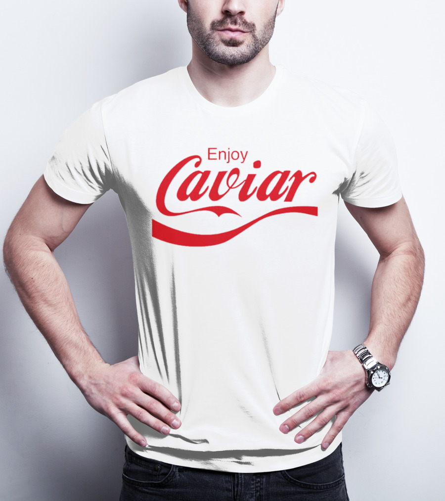 Enjoy Caviar Coca-Cola T-Shirt