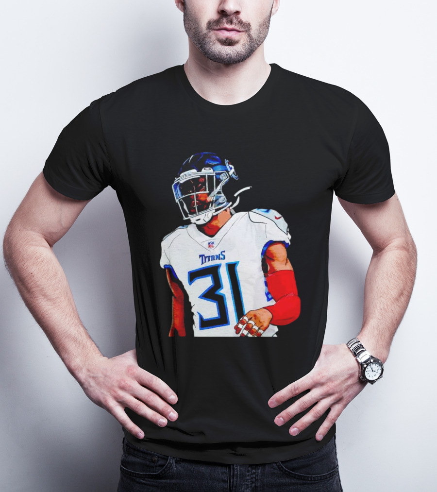 Kevin Byard Tennessee Titans 31 Cartoon NFL Player T-Shirt